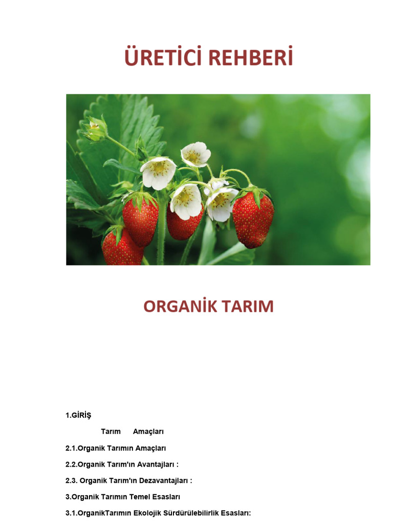 Organik Tarä M Rehber 15.02.17 | PDF