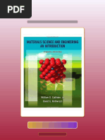 Materials Science and Engineering Solution Manual 7th Edition Callister ...