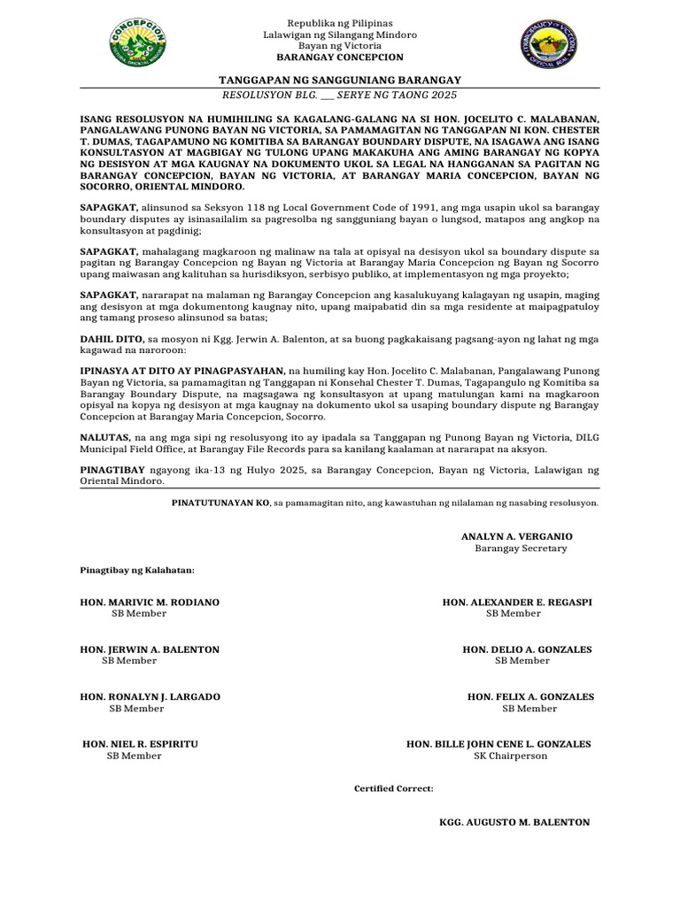 Barangay Dispute Resolution | PDF
