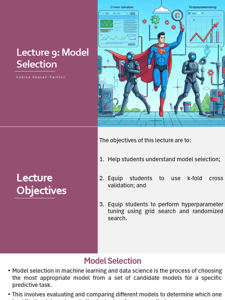 Lecture 9 Model Selection | PDF | Cross Validation (Statistics ...