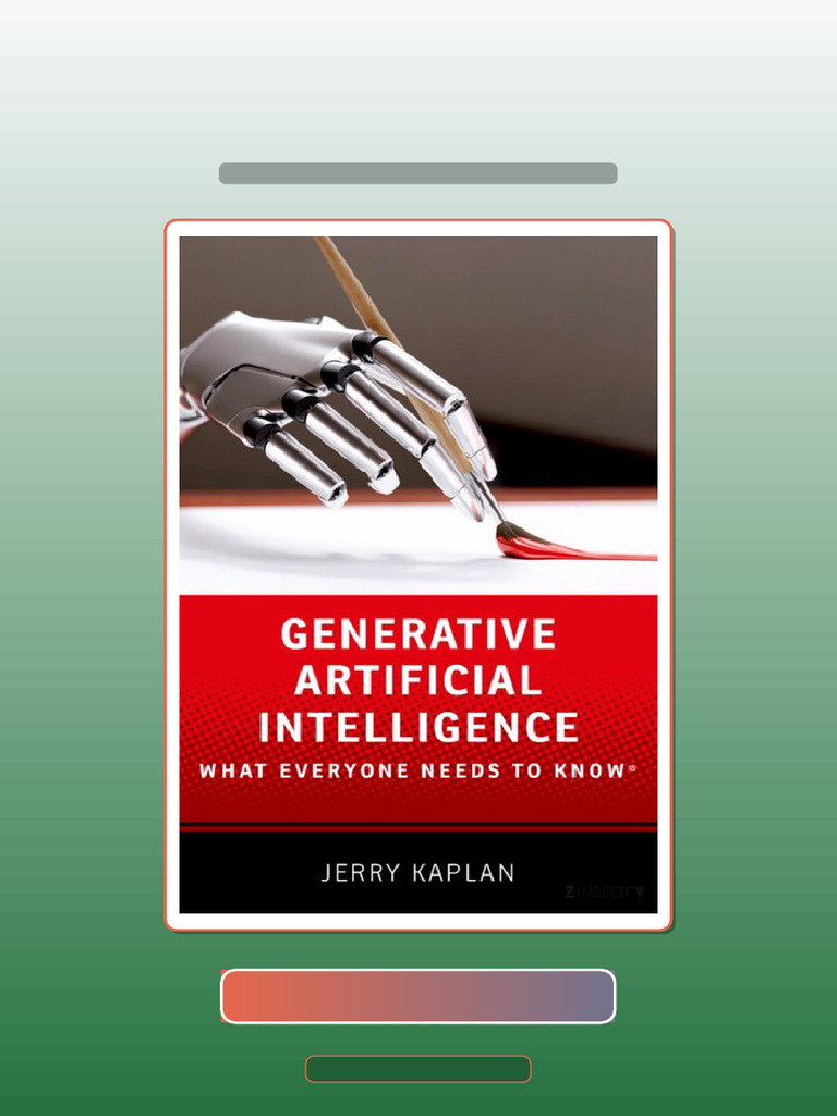 Generative Artificial Intelligence What Everyone Needs To Know What Everyone Needs To KnowRG 1st ...