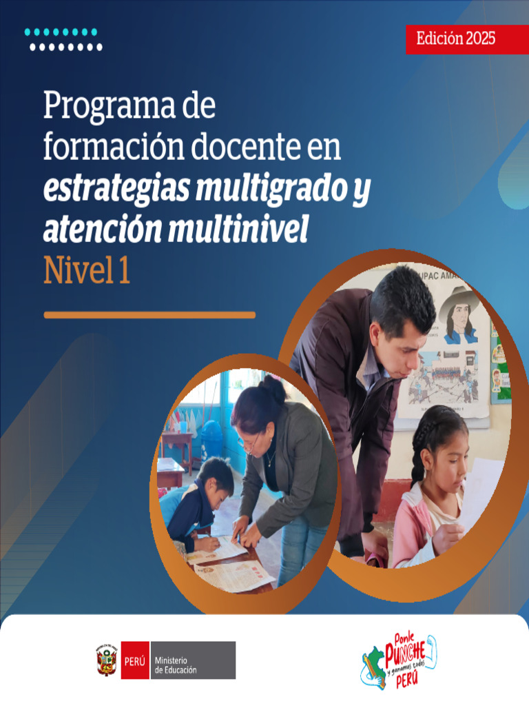 Brochure - Multigrado Nivel 1 | PDF | Aprendizaje | Enseñando