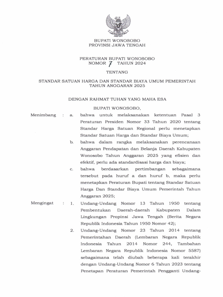 Perbup 7 2024 SSH 2025 Scan | PDF