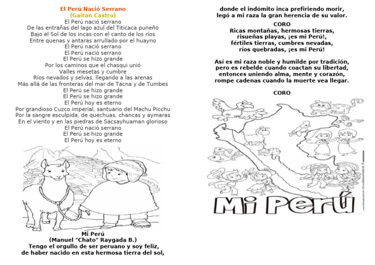 El Perú Nació Serrano: Himno a la Tierra | PDF