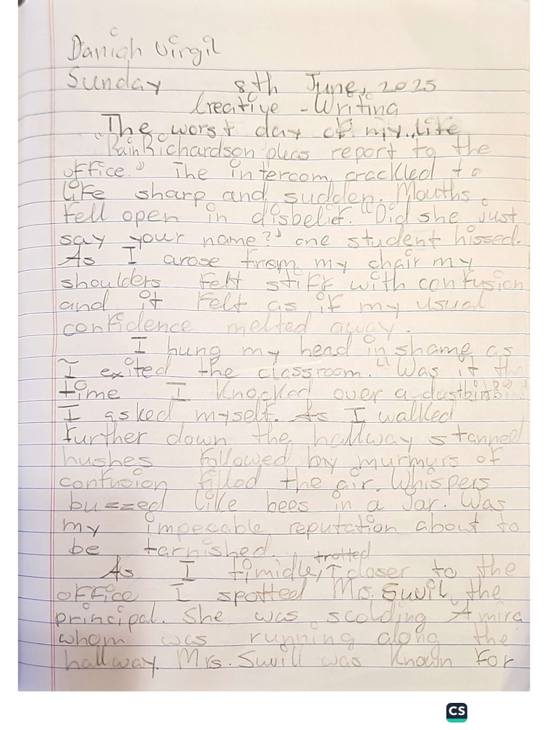 The Worst Day of My Life | PDF