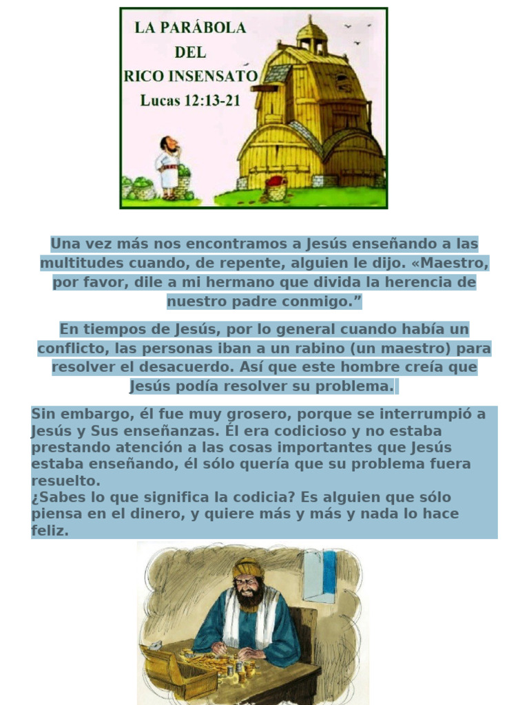 El Rico Insensato | PDF