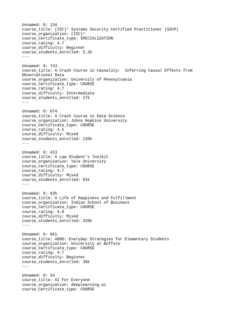 Coursera Data | PDF | Autodesk | Amazon Web Services