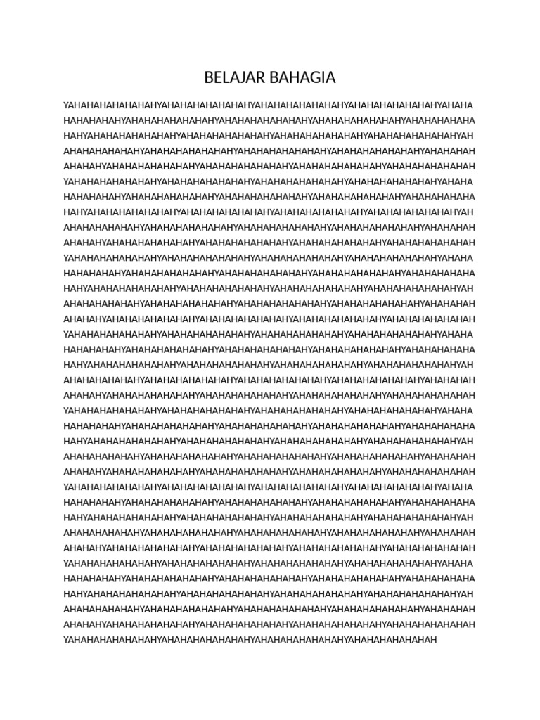 Belajar Bahagia | PDF