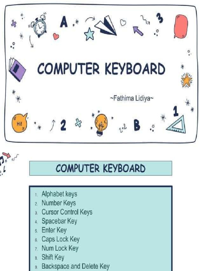 Parts of Keyboard | PDF