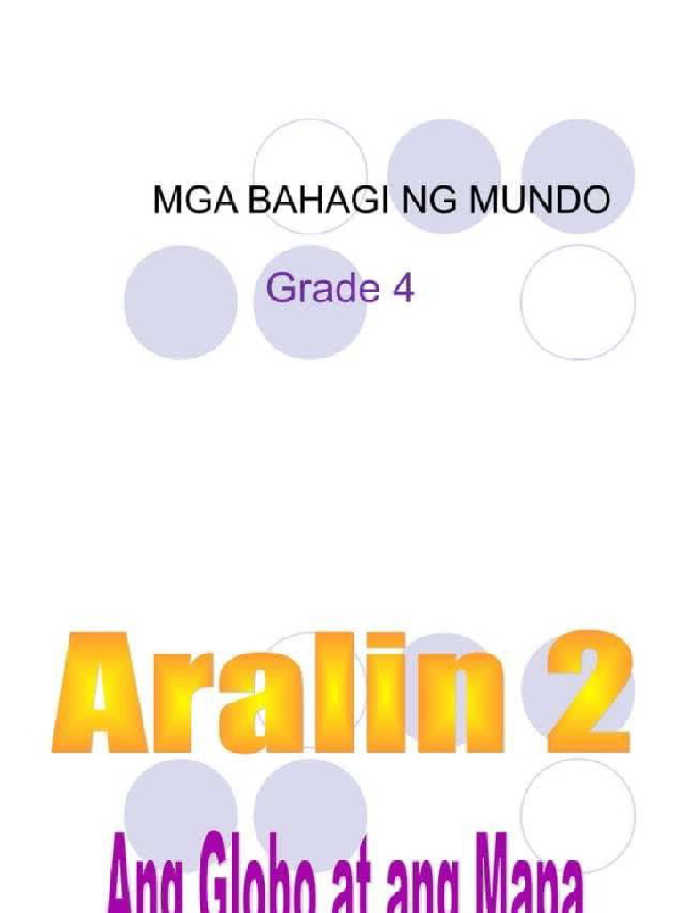 Ang Mapa at Globo | PDF