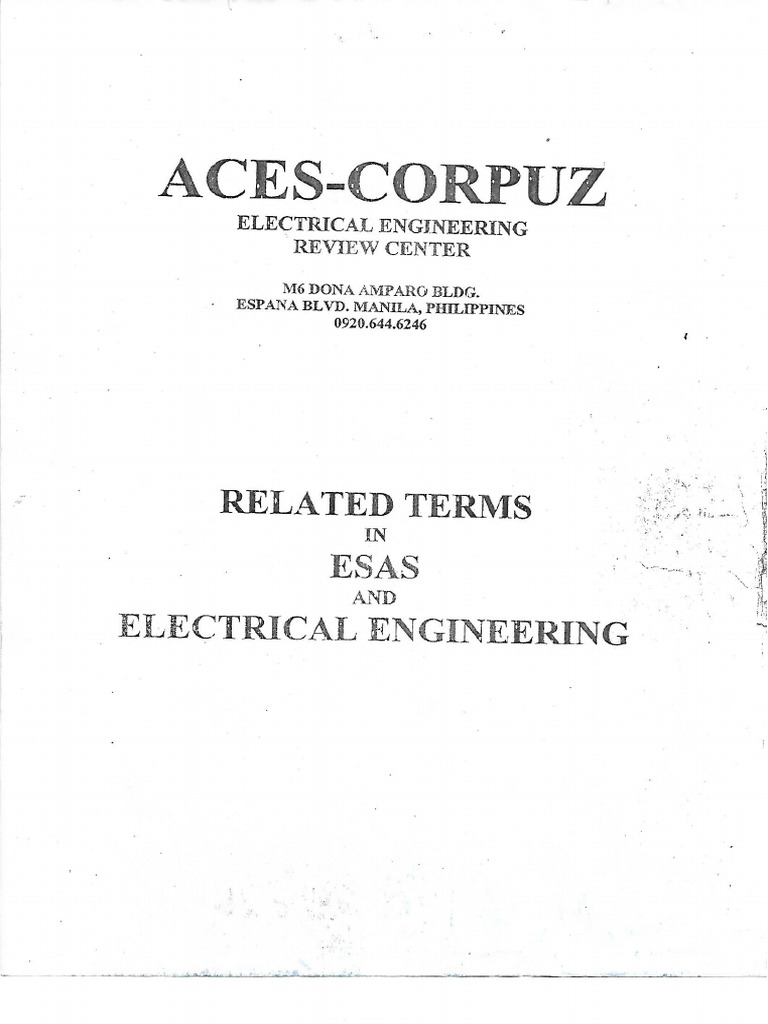 Ee Objective Reviewer Aces | PDF