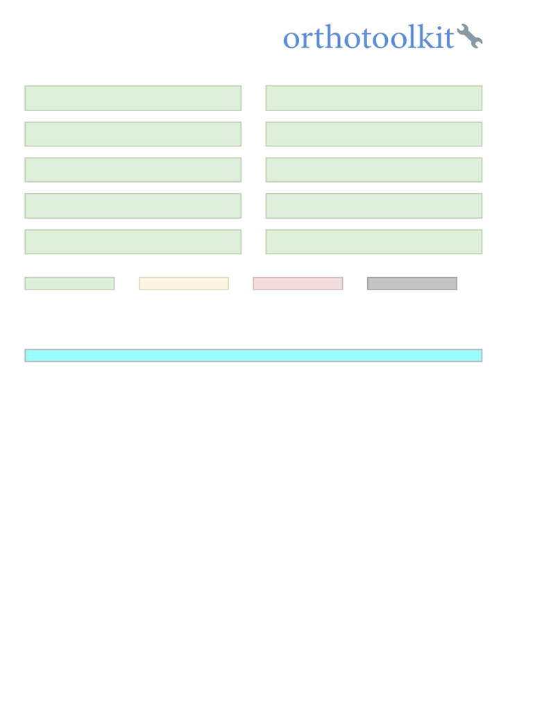 OrthoToolKit FAAM Sport Subscale Report | PDF
