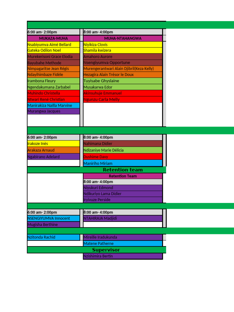 December 2021 Work Schedule Overview | PDF