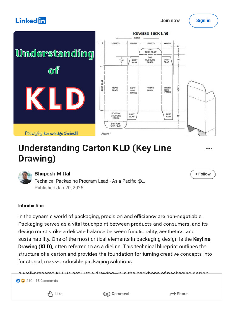 Understanding Carton KLD (Key Line Drawing) | PDF | Business Process ...