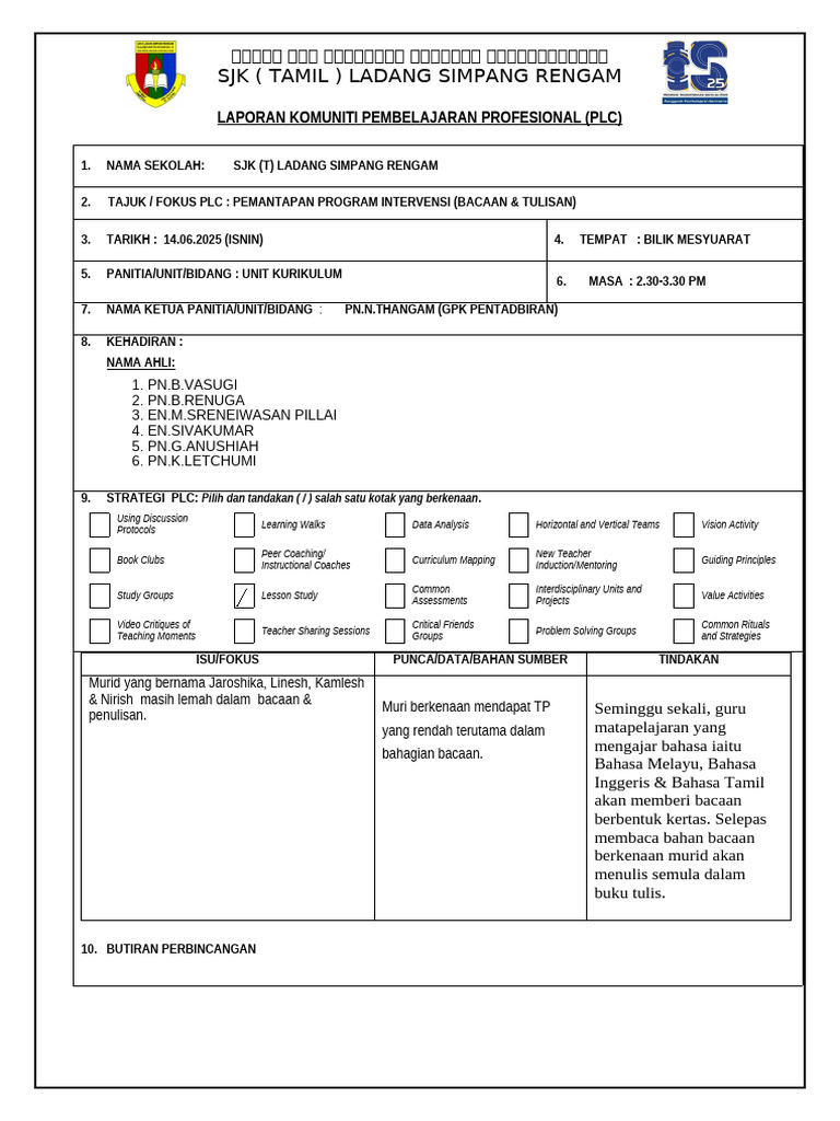 Laporan Plc Tmk | PDF