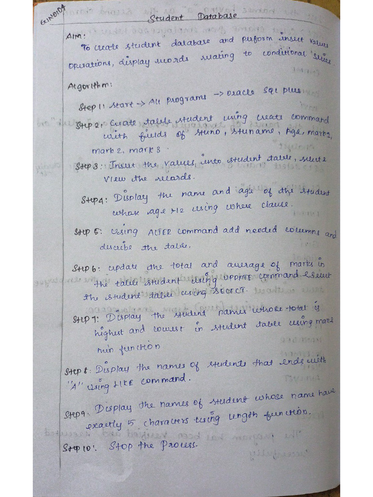 SQL Program 4 and 5 | PDF