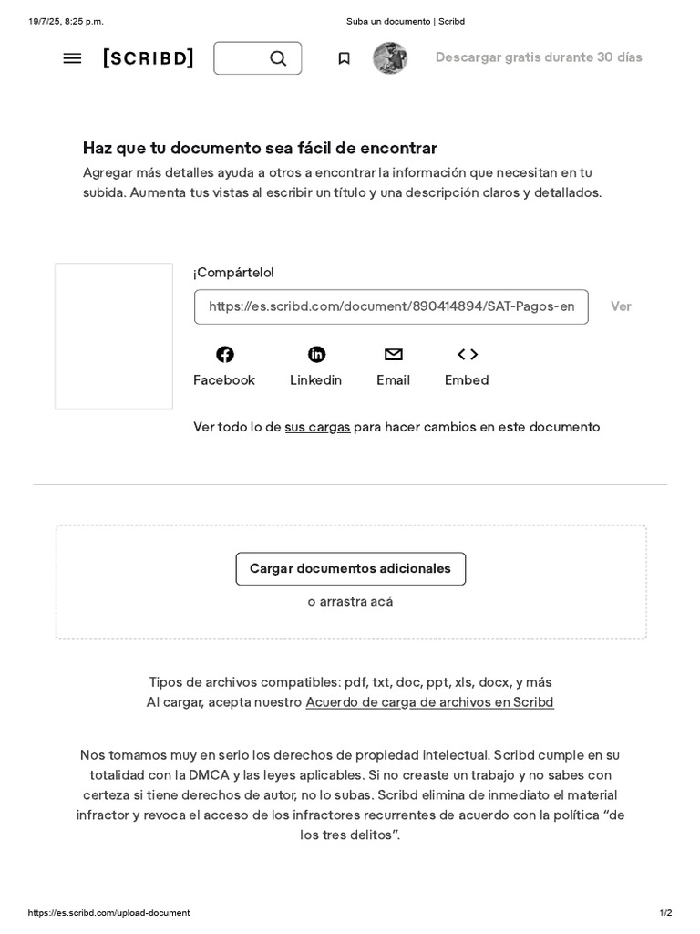 Docuemntos Infor | PDF | Scribd | Facebook