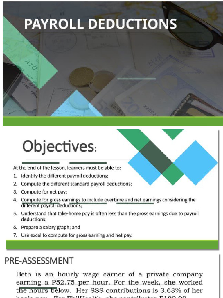 Payroll Deduction | PDF