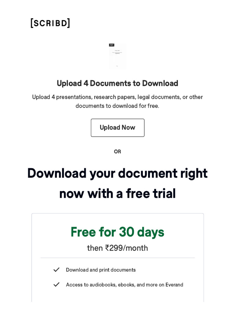 Upload Documents for Free Download | PDF