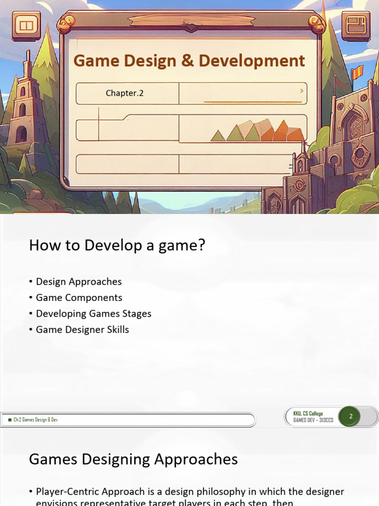 2.game Design - Development | PDF | Menu (Computing) | Computing