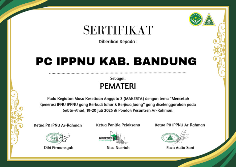 Sertifikat CBP KPP | PDF