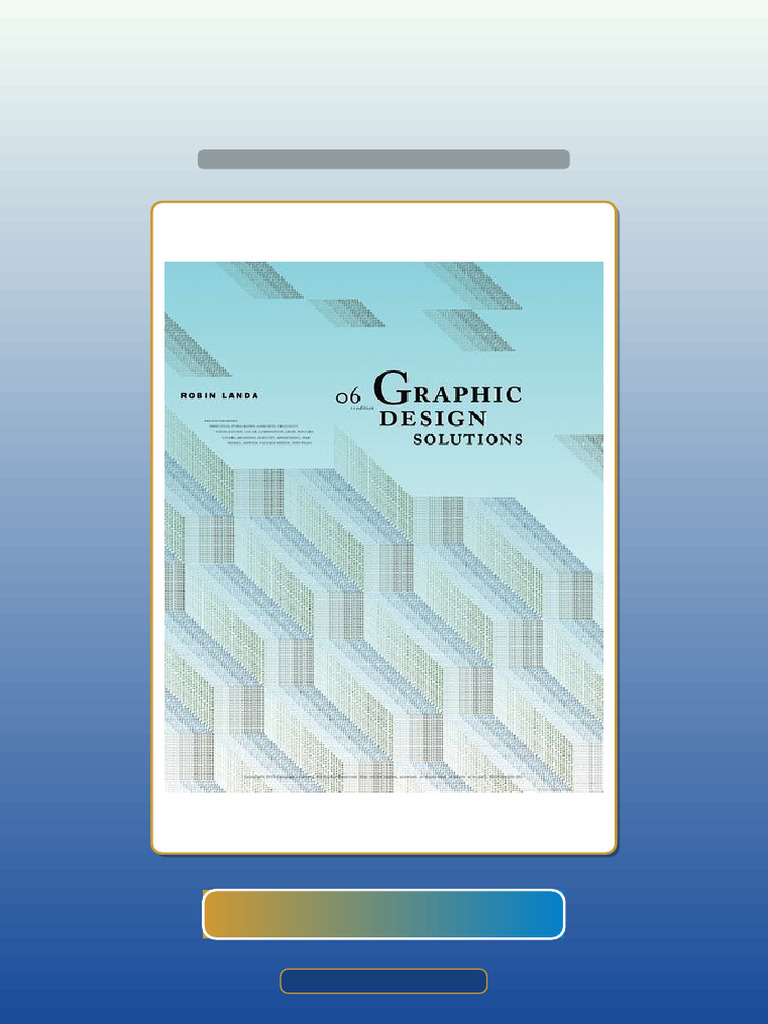 Graphic Design Solutions 6th Edition Robin Landa Instructor Test Bank | PDF
