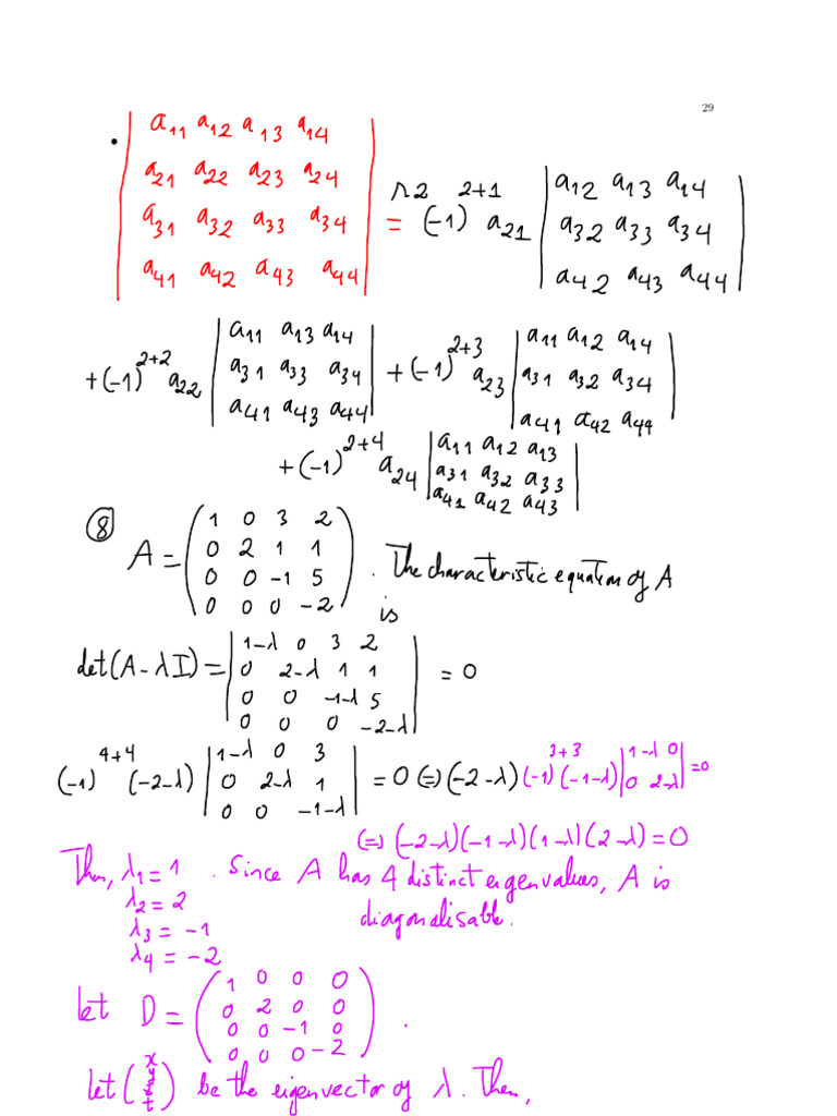 Lecture 13 - Matrix - Systems of Equations | PDF