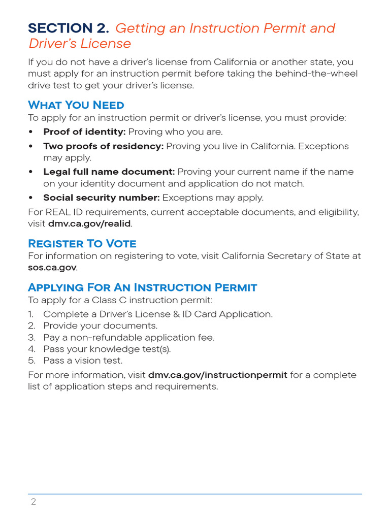 California Driver Handbook 8 12 | PDF | Driver's License | Identity ...