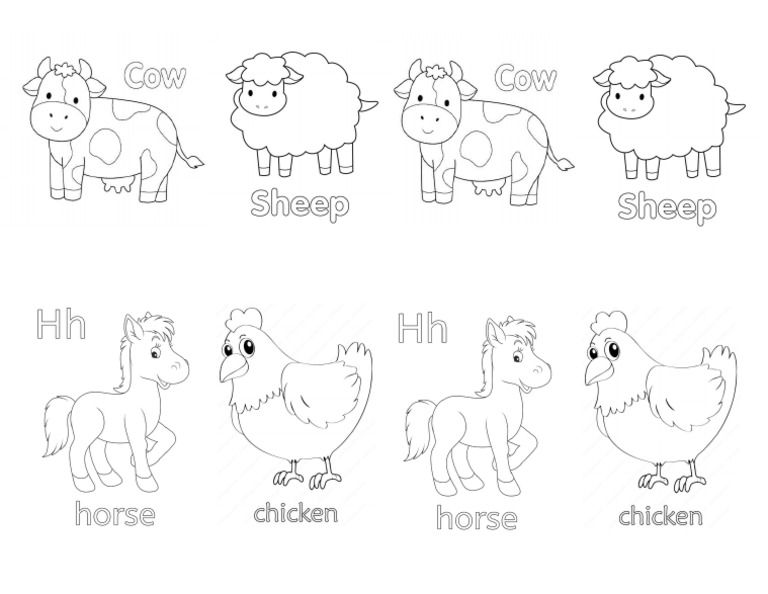 Unit 1 Lesson 8 Farm Animals | PDF