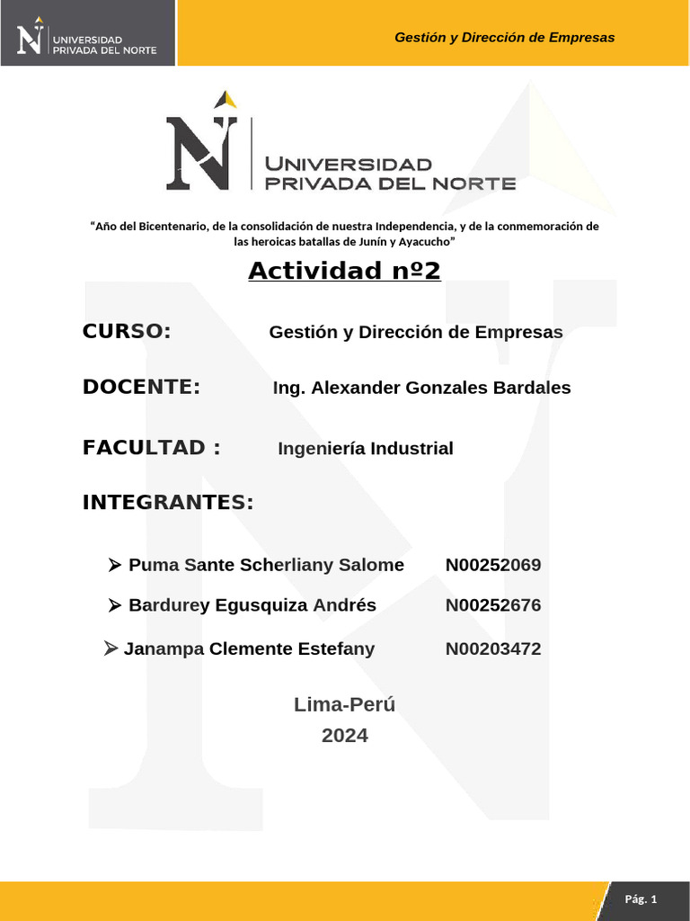 Caso Practico N - 2 | PDF | Business | Sector privado