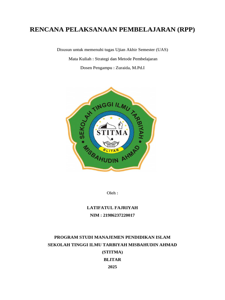 RPPH Tema Tanaman | PDF