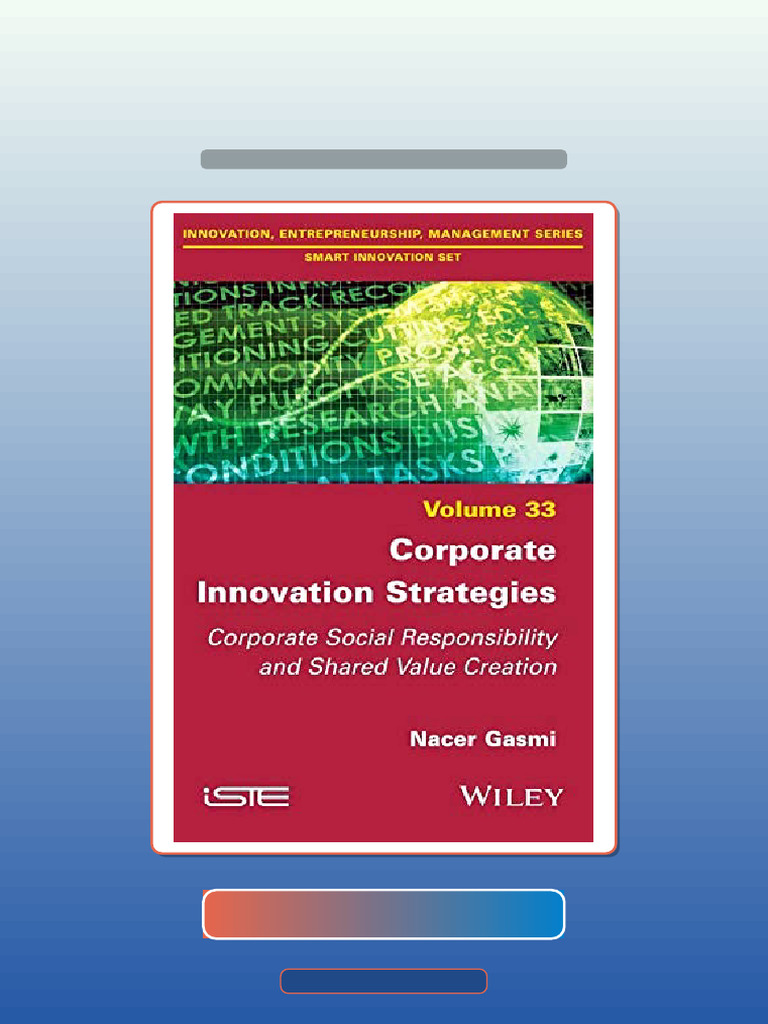 Corporate Innovation Strategies 1st Edition Nacer Gasmi Instructor Test ...