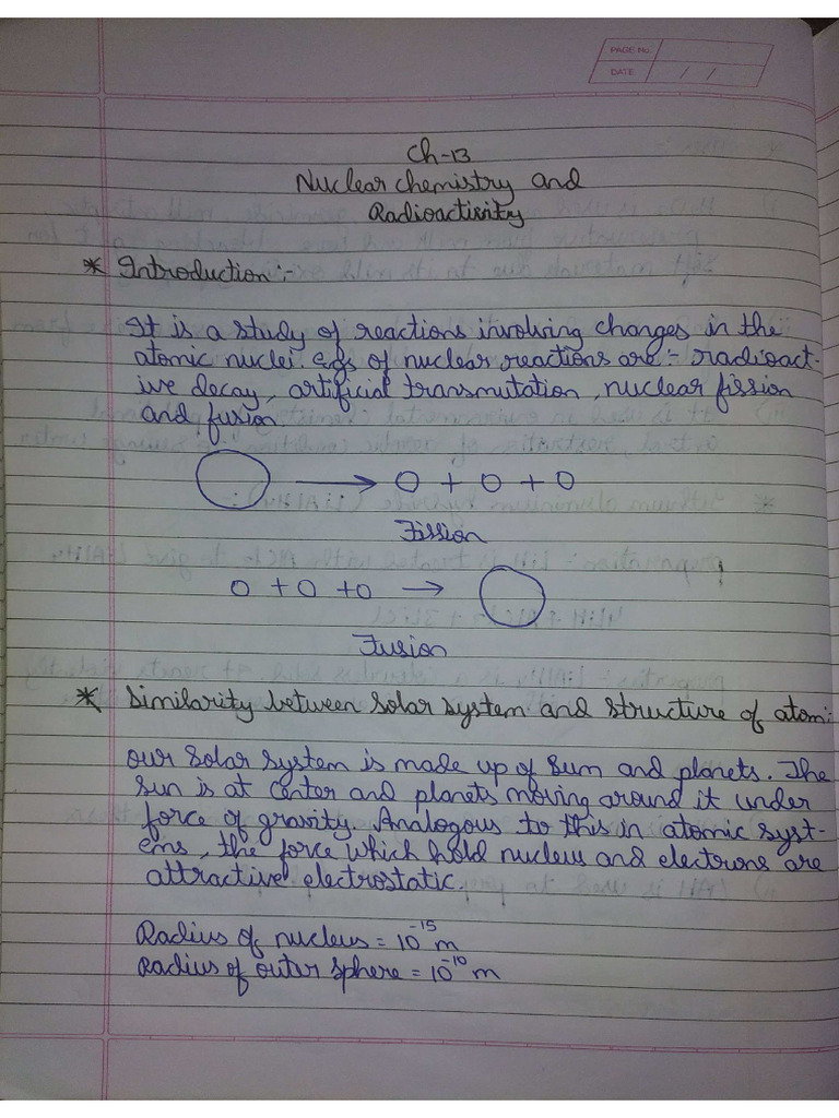 Nuclear Chemistry and Radioactivity | PDF