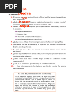 Actividades La Piedra de Hacer Sopa | PDF