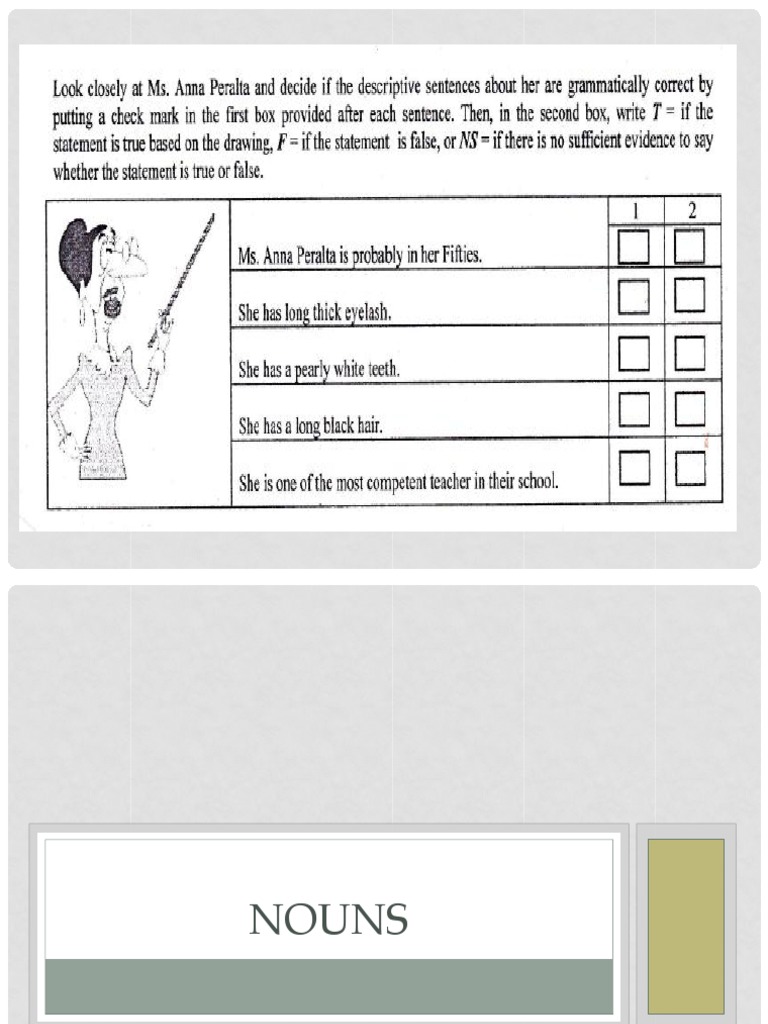 Nouns: Classification, Formation, Gender and Functions | PDF | Object ...