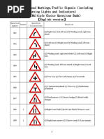UK Road Signs Cheat Sheet & Flashcards | PDF