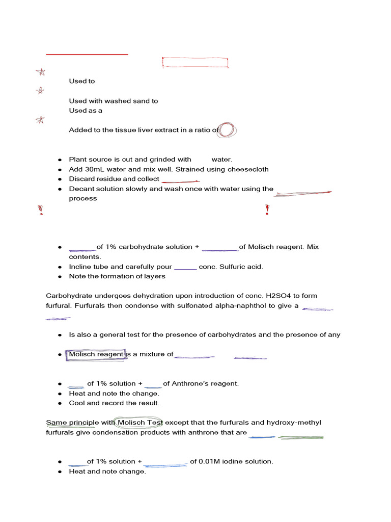 BIOCHEM LAB - Carbs & Lipids NOTES | PDF | Chemistry | Organic Chemistry