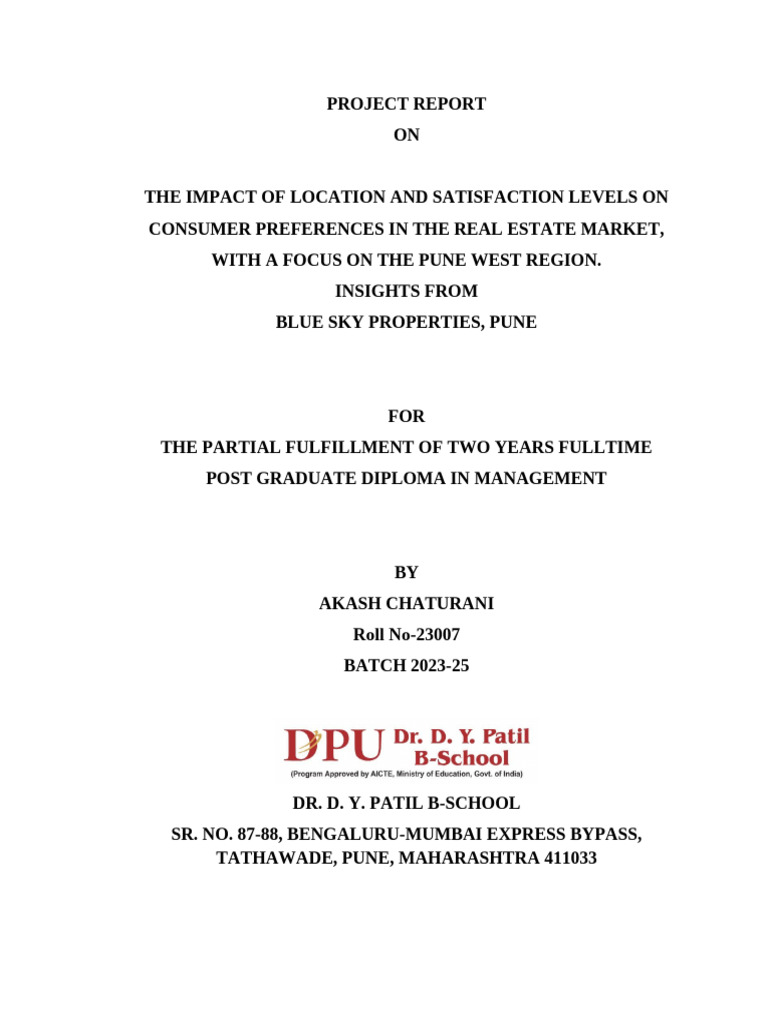 Akash Chaturani SIP Report | PDF | Cost Of Living | Consumer Behaviour