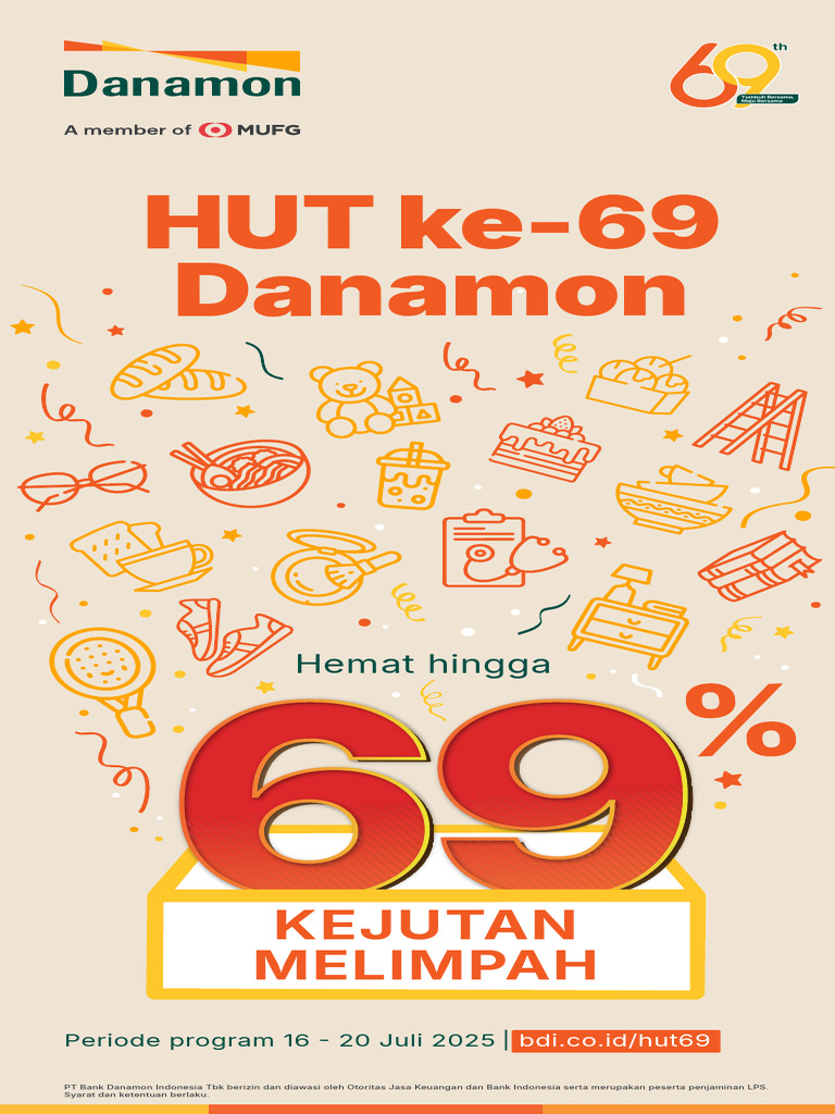 Promo Spesial HUT ke-69 Danamon | PDF