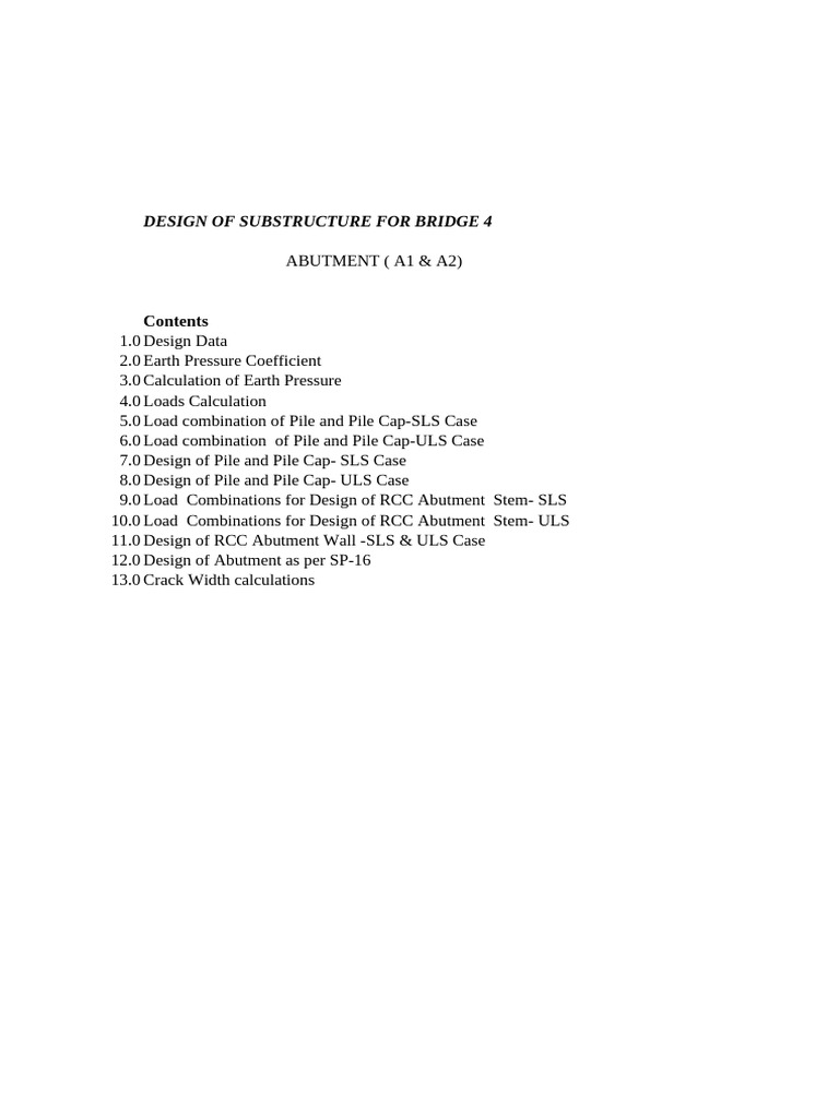 Abut Br-470-R1 Sample Design | PDF | Deep Foundation | Civil Engineering