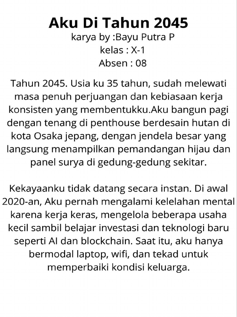 Bayu Putra P Emas | PDF
