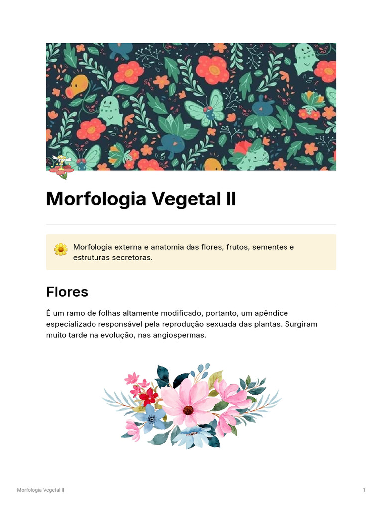 Morfologia_Vegetal_II | PDF | Morfologia vegetal | Plantas