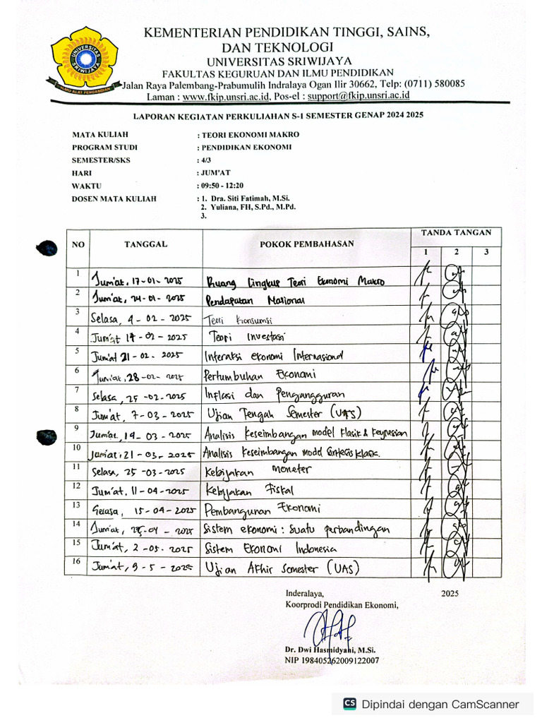Teori Ekonomi Makro IDY Angkatan 2023 | PDF
