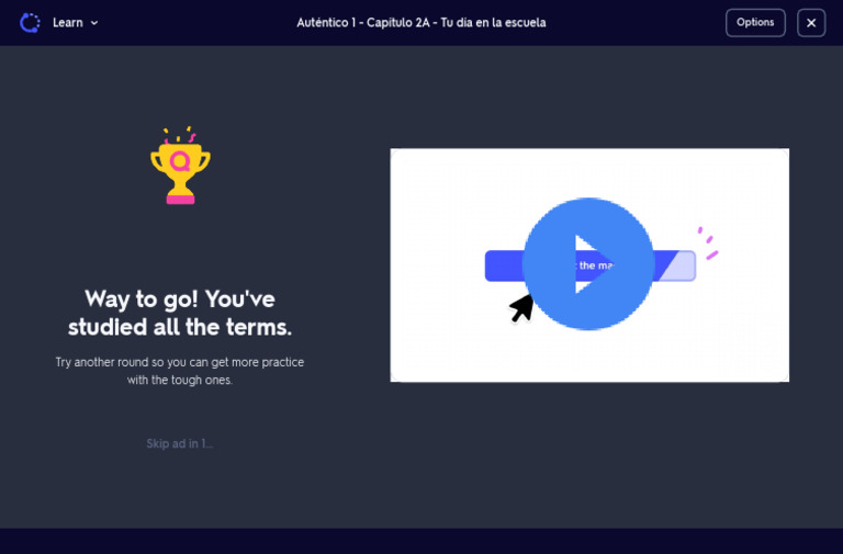 Learn Auténtico 1 - Capítulo 2A - Tu Día en La Escuela Quizlet | PDF