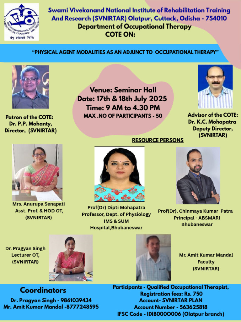 COTE On Physical Agent Modalities | PDF | Clinical Medicine | Medical Specialties