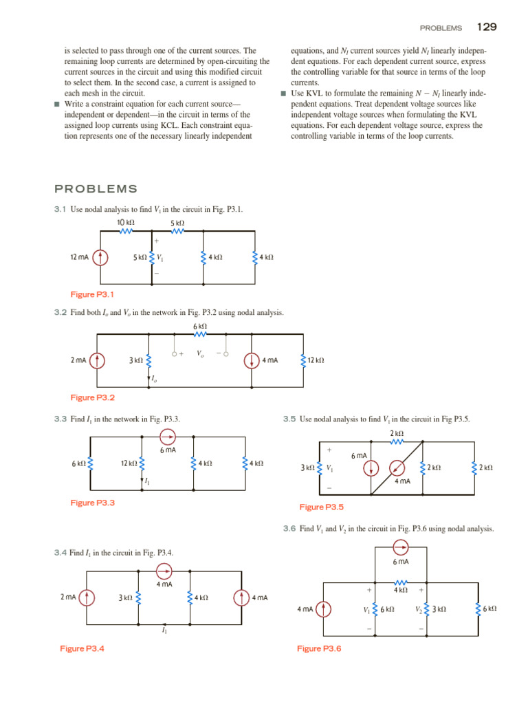 100-Ejercicios Circuitos | PDF | Electromagnetism | Computer Engineering