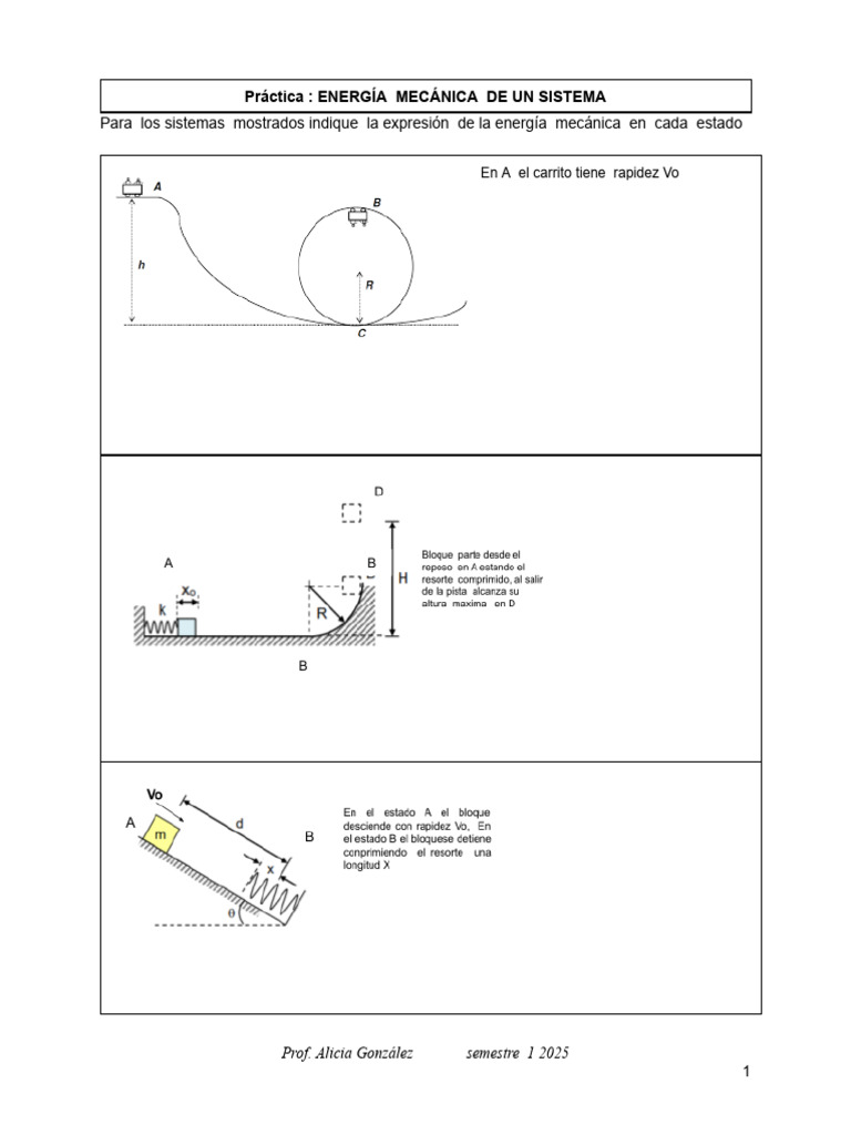 Practica Energia Mecanica | PDF