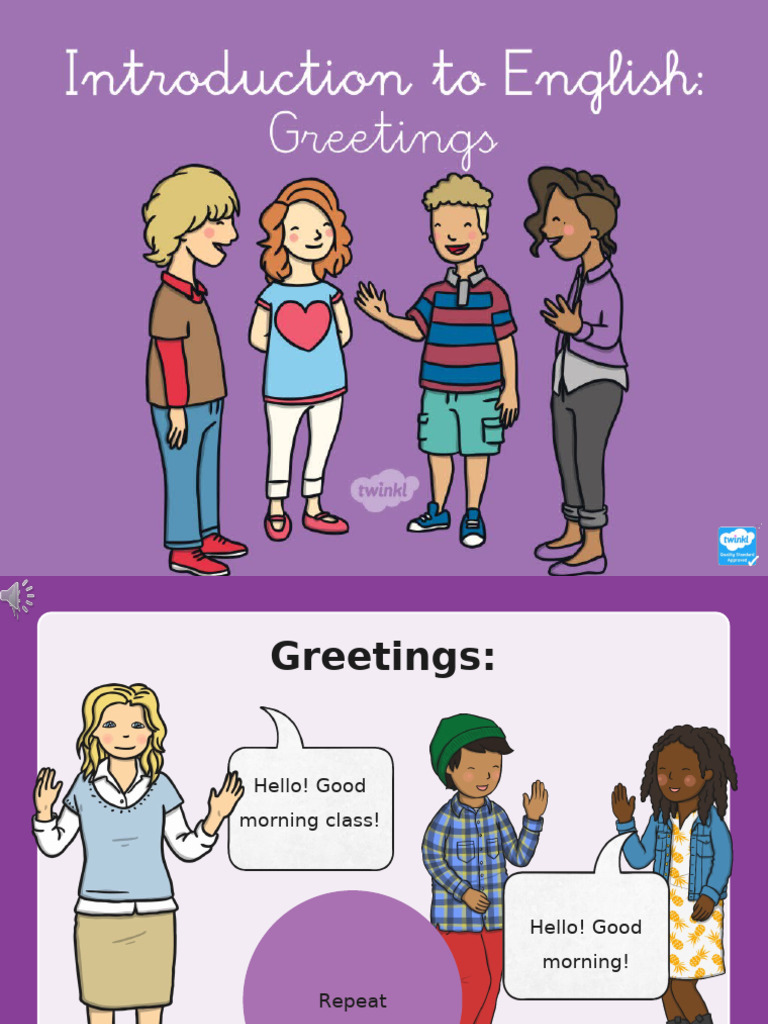 Basic English Greetings and Dialogues | PDF