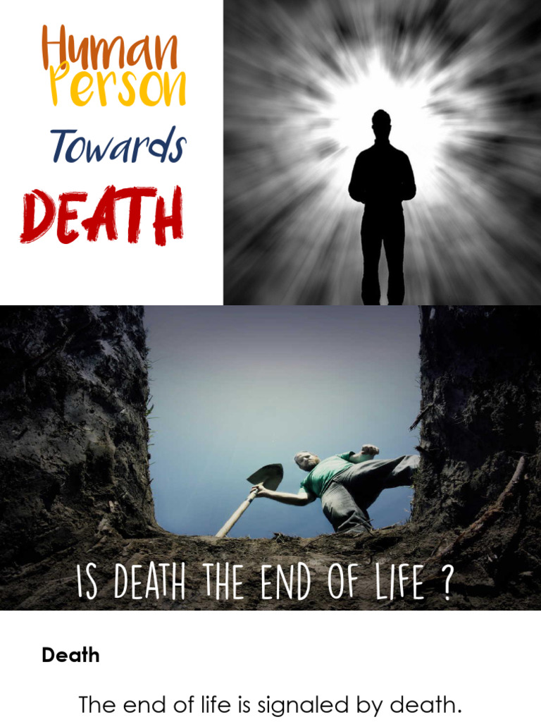 Human Person Towards Death | PDF | Grief