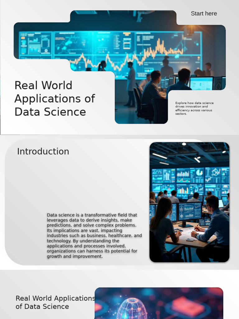 Real World Applications of Data Science | PDF | Data Science | Data ...